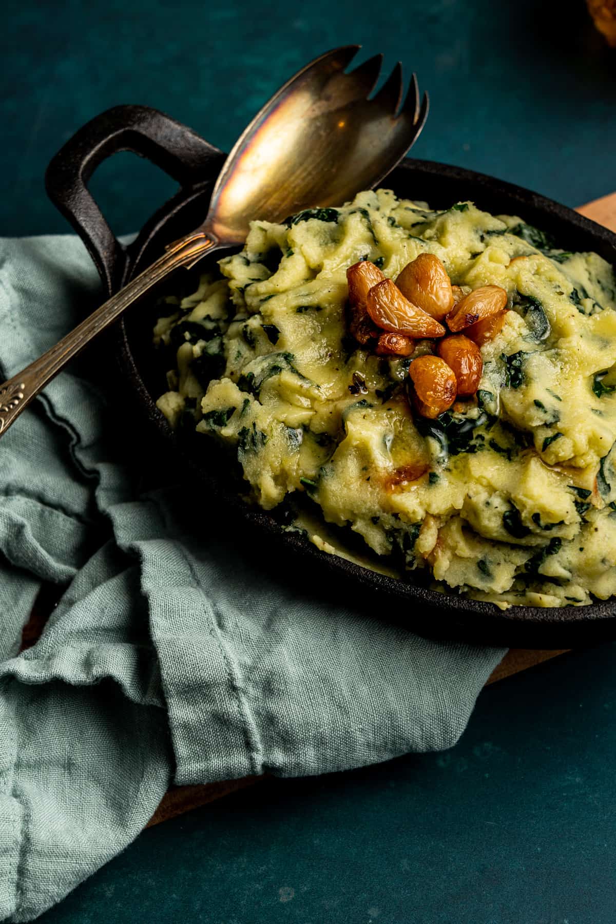 Vegan Colcannon with Garlic Confit - Leisure Fan Club