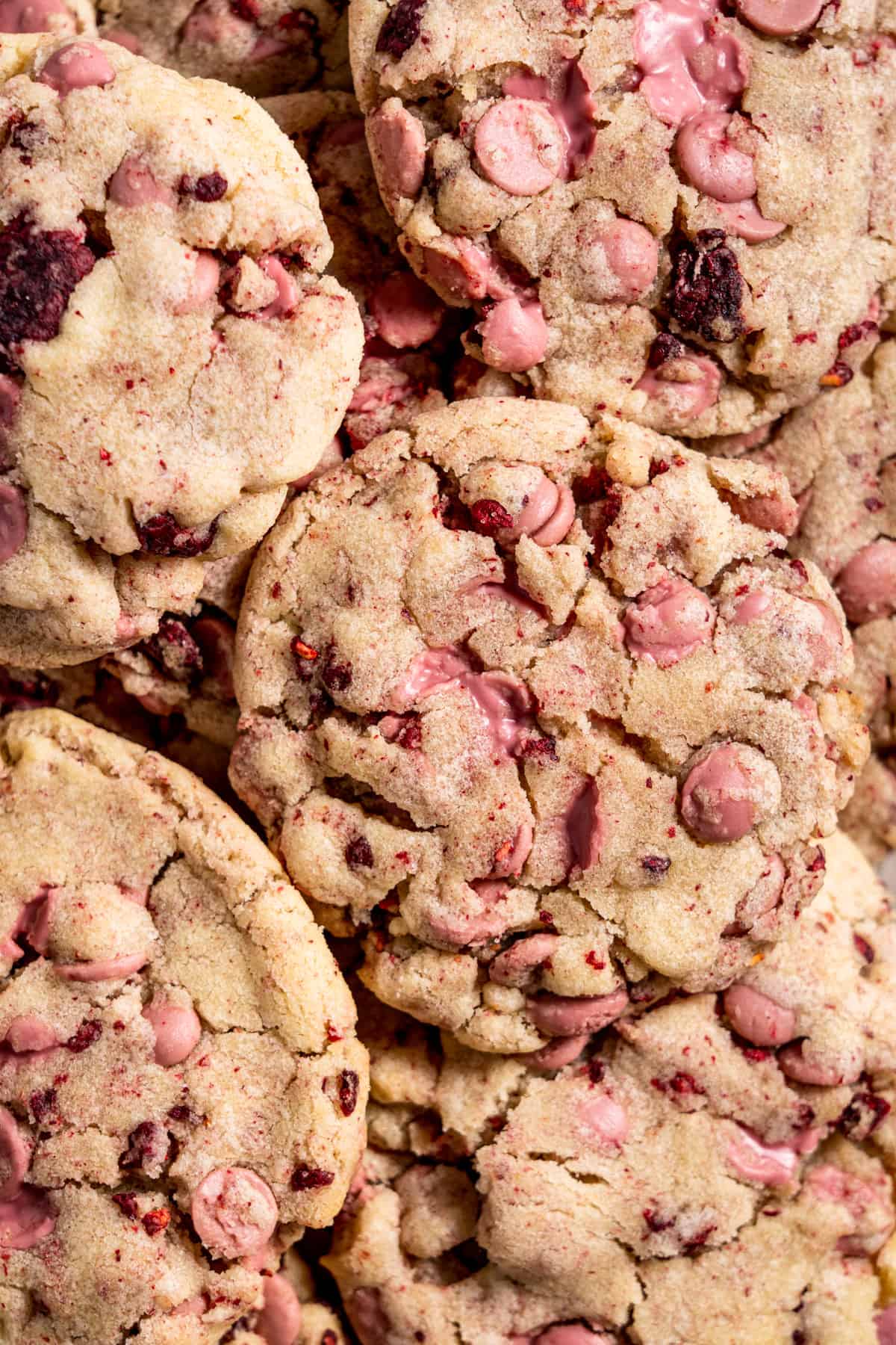 Raspberry and Ruby Chocolate Brown Butter Sugar Cookies - Leisure Fan Club