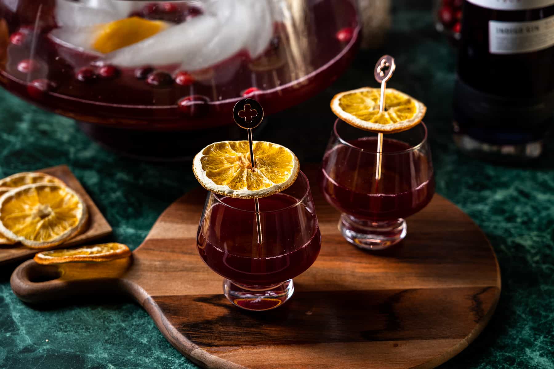 Festive Empress Punch (Perfect Holiday Big Batch Gin Cocktail ...